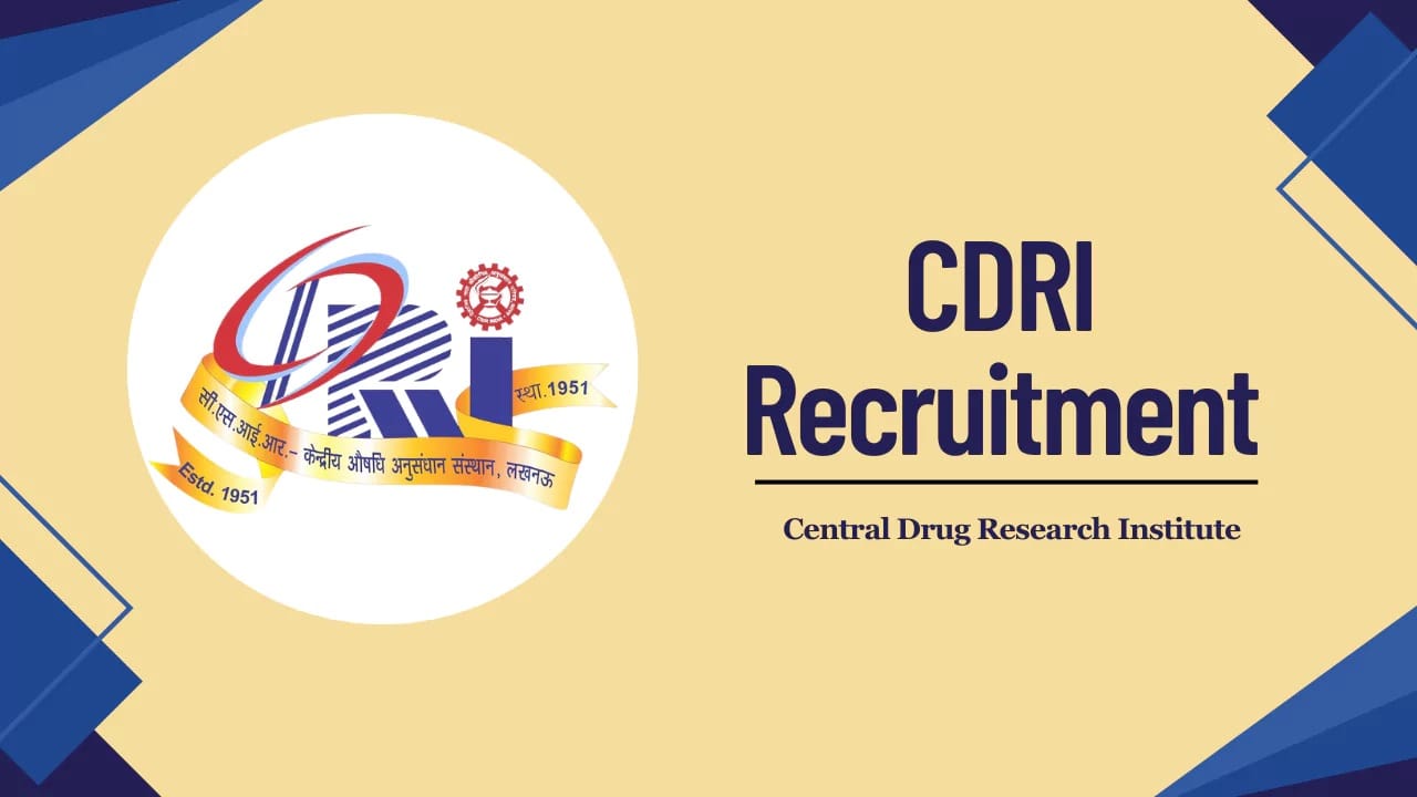 CSIR CDRI Junior Secretariat Assistant Steno Online Form 2025