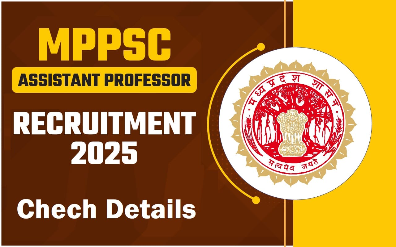 MPPSC Assistant Professor Online Form 2025 for 1930 Post