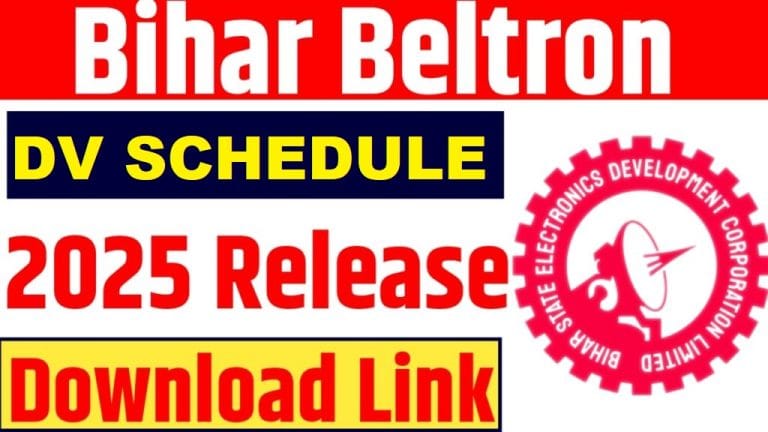BELTRON DEO DV Schedule 2025 Out bsedc.bihar.gov.in