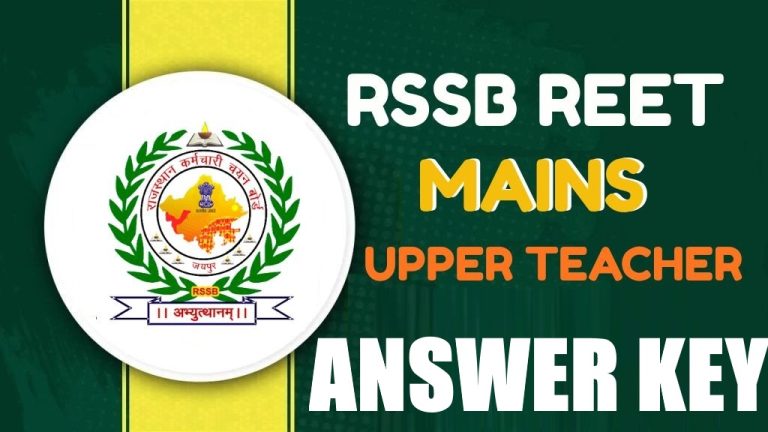 RSSB REET Mains Upper Teacher Result 2026 Out